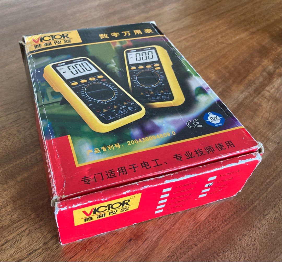 Victor VC9808+ Multimeter, Furniture & Home Living, Home Improvement ...