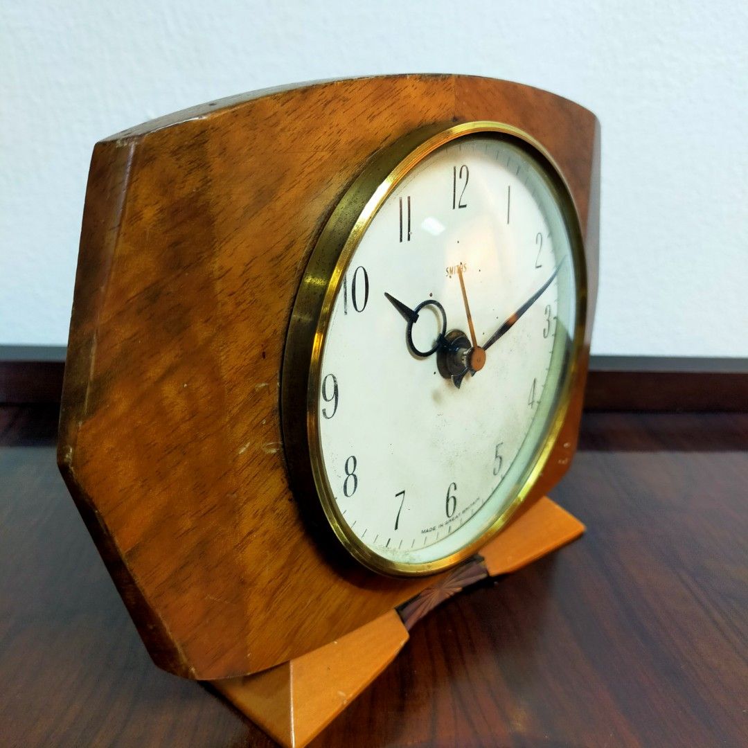 Vintage 1973-1976 SMITHS Table Clock, Furniture & Home Living, Home ...
