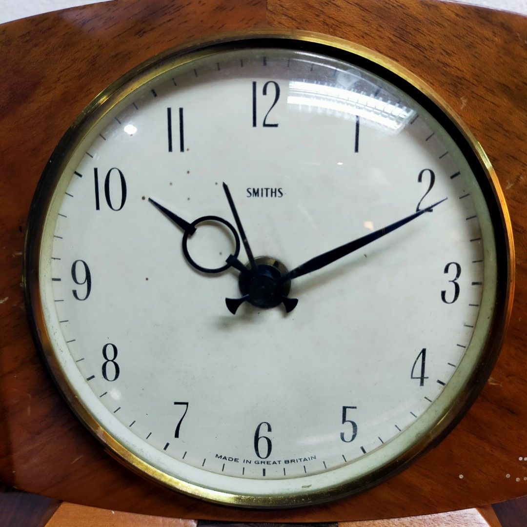 Vintage 1973-1976 SMITHS Table Clock, Furniture & Home Living, Home ...