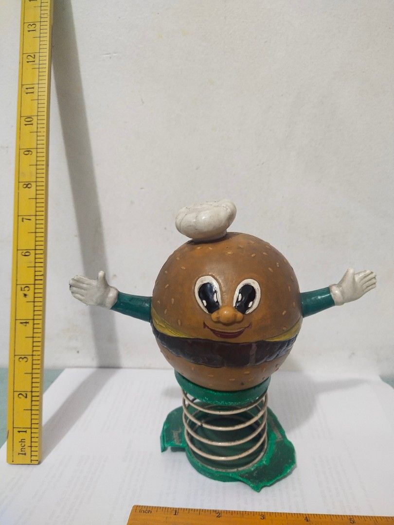 vintage "Burgee" display toy of Tropical Hut Hamburger/1970s era ...