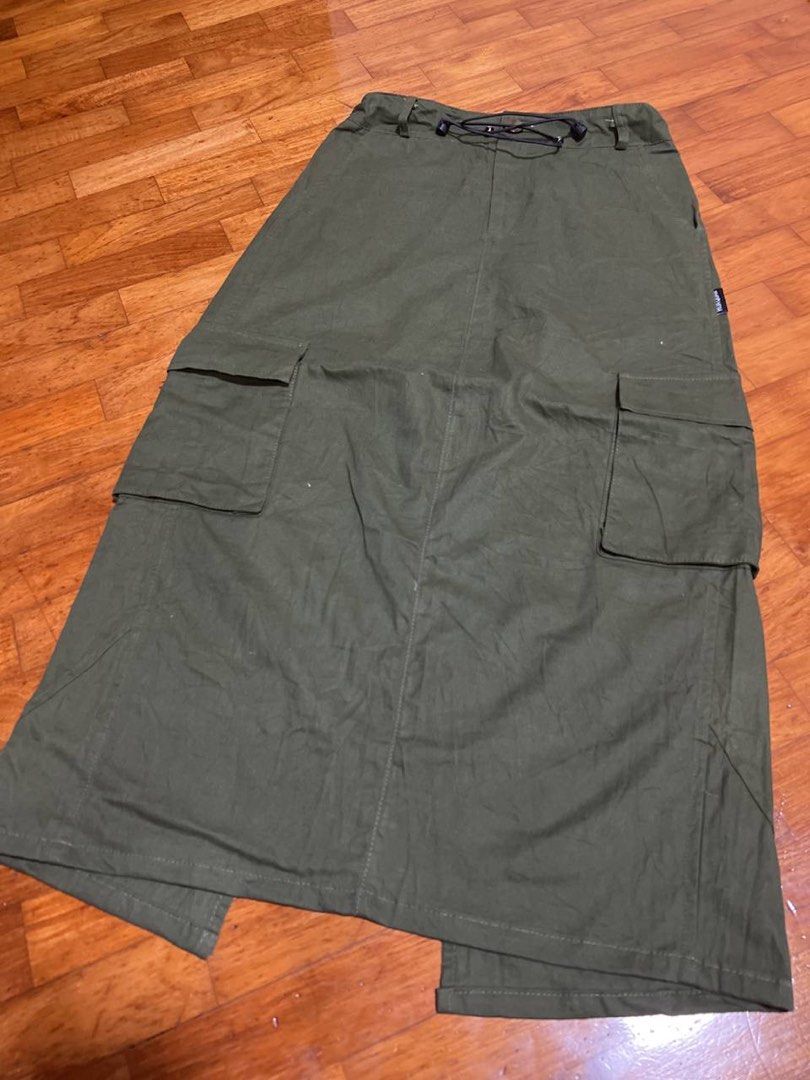Vintage Cargo Skirts, Women's Fashion, Bottoms, Skirts on Carousell