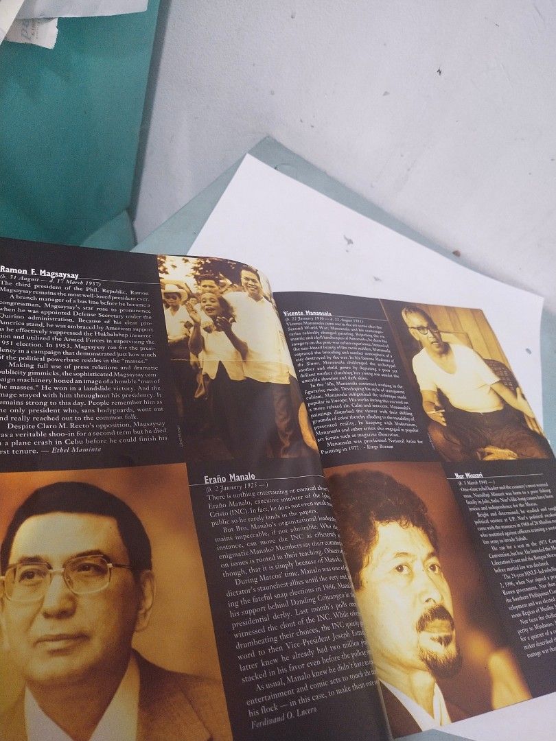 vintage magazine featuring "The 30 Most Influential Filipinos"/Men's ...