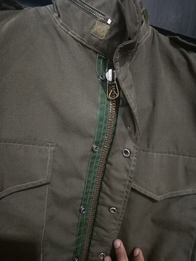 Vintage us army m65 jacket musa zipper, Men's Fashion, Coats, Jackets ...