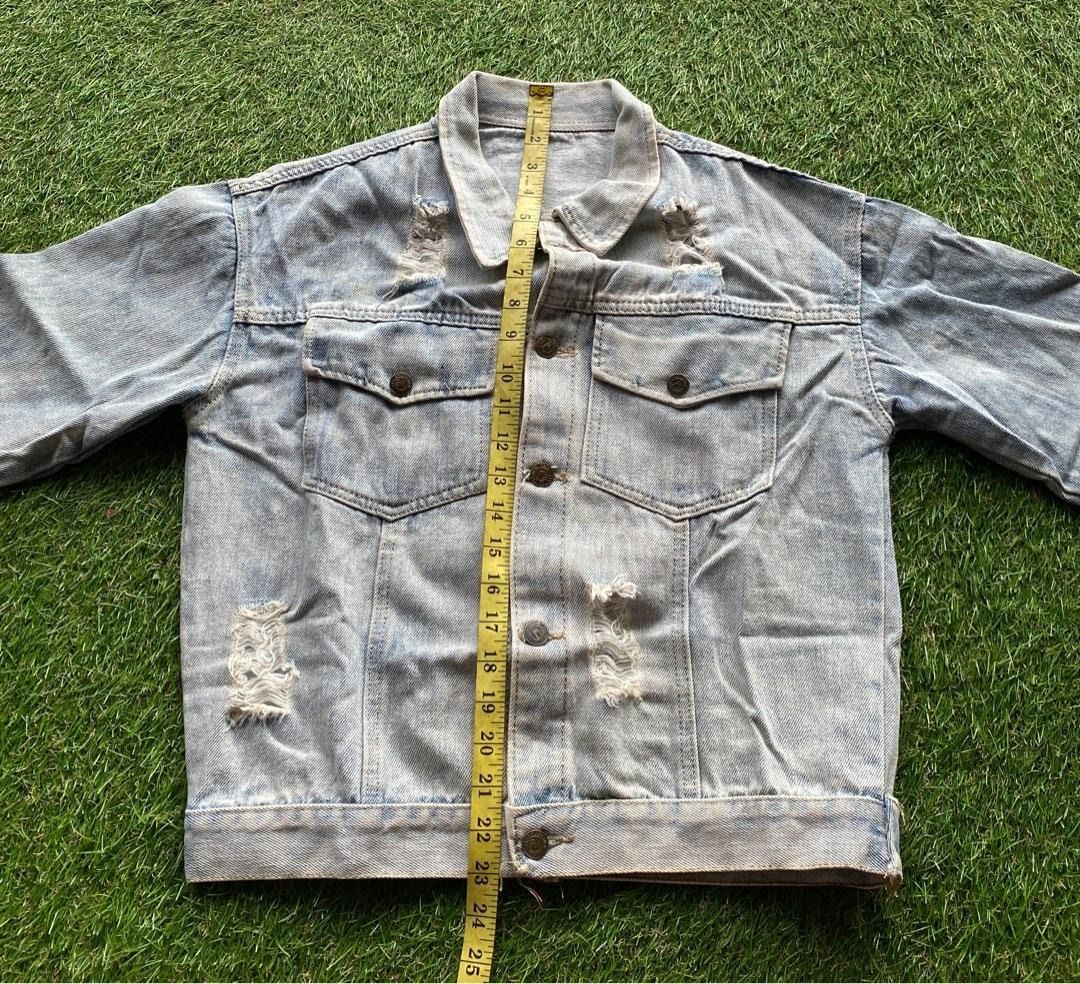 VINTAGE USA FLAG RUGGED DENIM JACKET- C 27, Men's Fashion, Coats ...