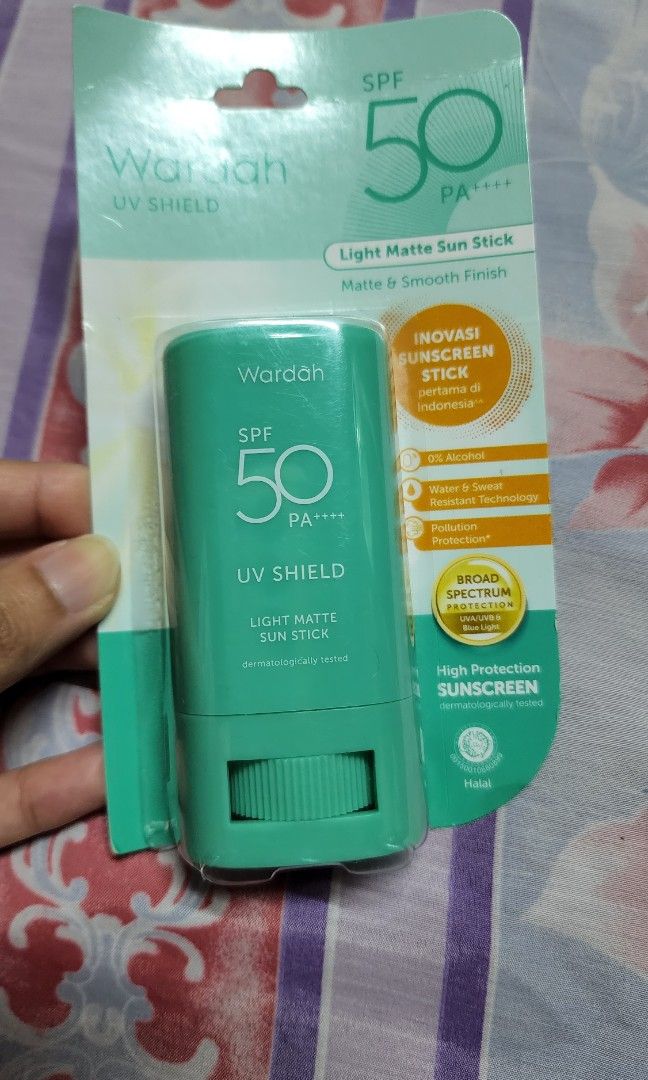 Wardah sun stick spf 50, Beauty & Personal Care, Face, Face Care on ...
