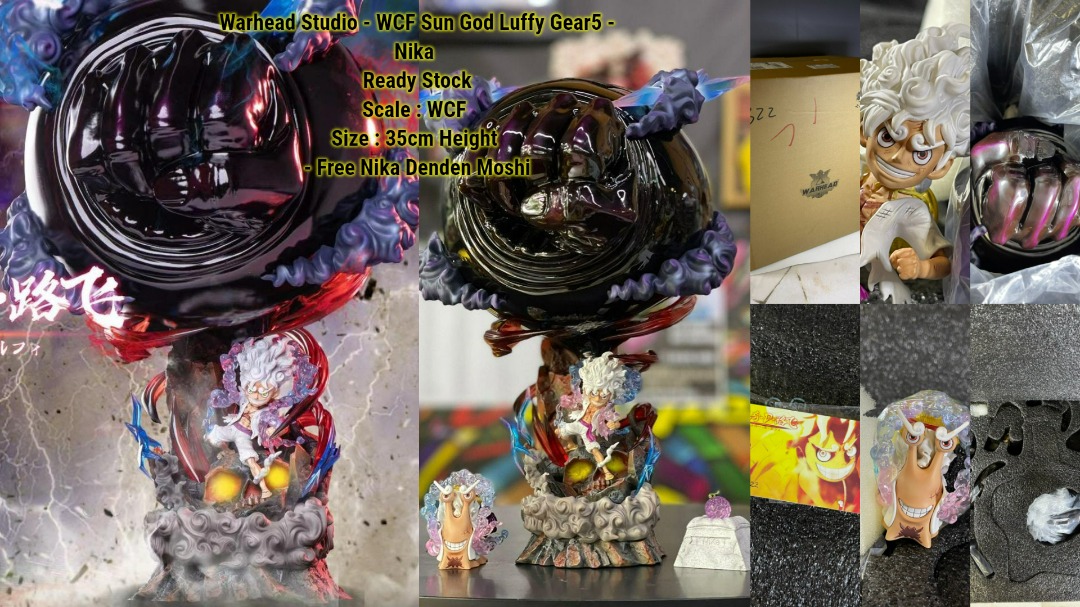 Warhead Studio - WCF Sun God Luffy Gear5 - Nika, Hobbies & Toys, Toys & Games on Carousell