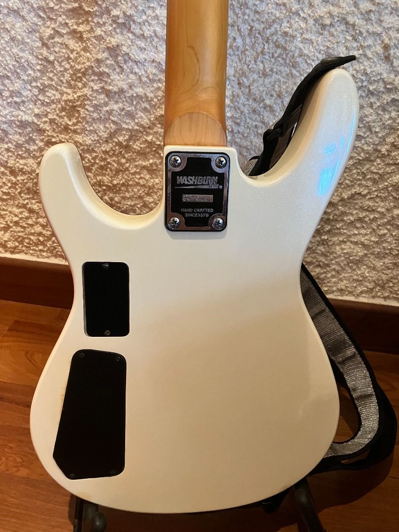 WASHBURN SBS-20 SOLID BODY ACOUSTIC ELECTRIC GUITAR (Vintage Rare) Just serviced at Guitar ...