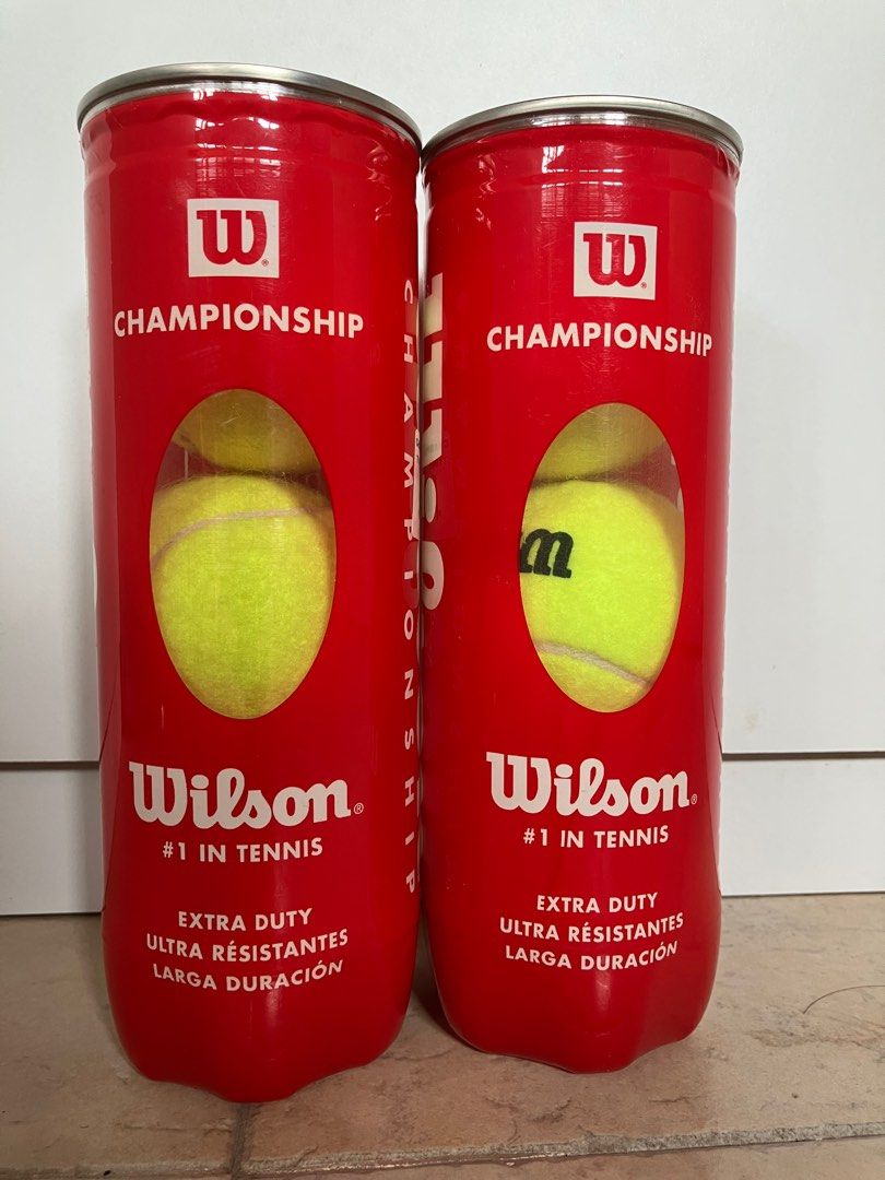 Wilson Championship tennis balls, Sports Equipment, Sports & Games ...