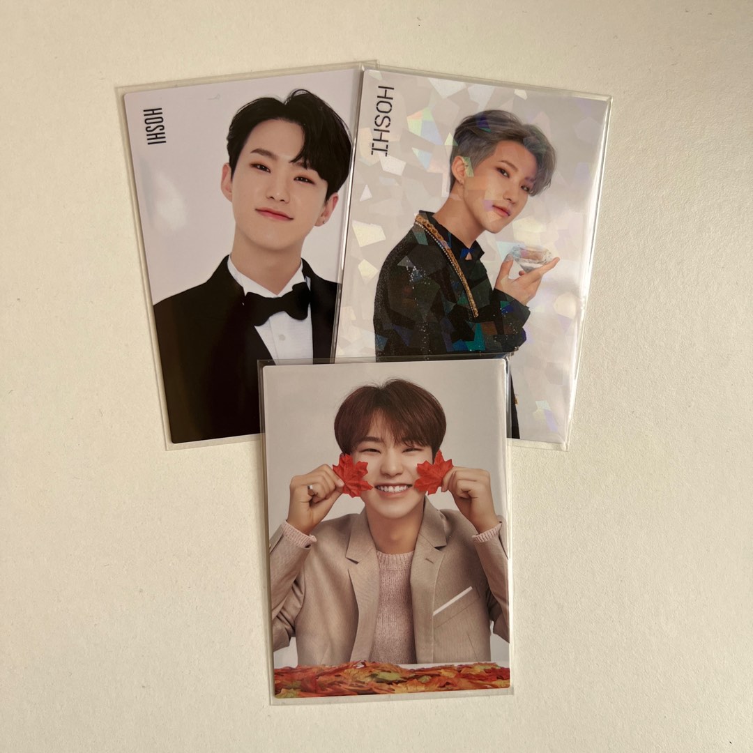 wts seventeen svt hoshi japan trading cards tcs ideal cut happy ending ode to you, Hobbies ...