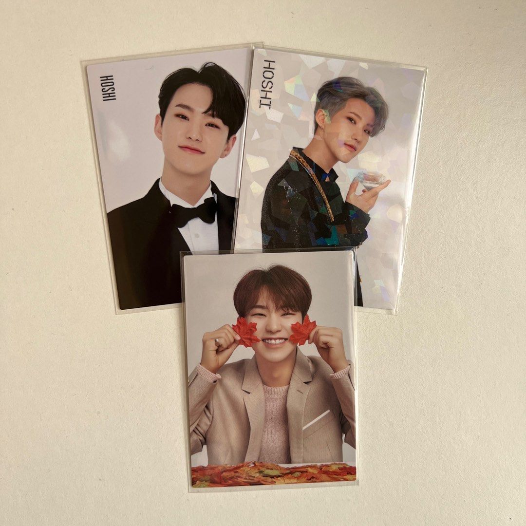 wts seventeen svt hoshi japan trading cards tcs ideal cut happy ending ...