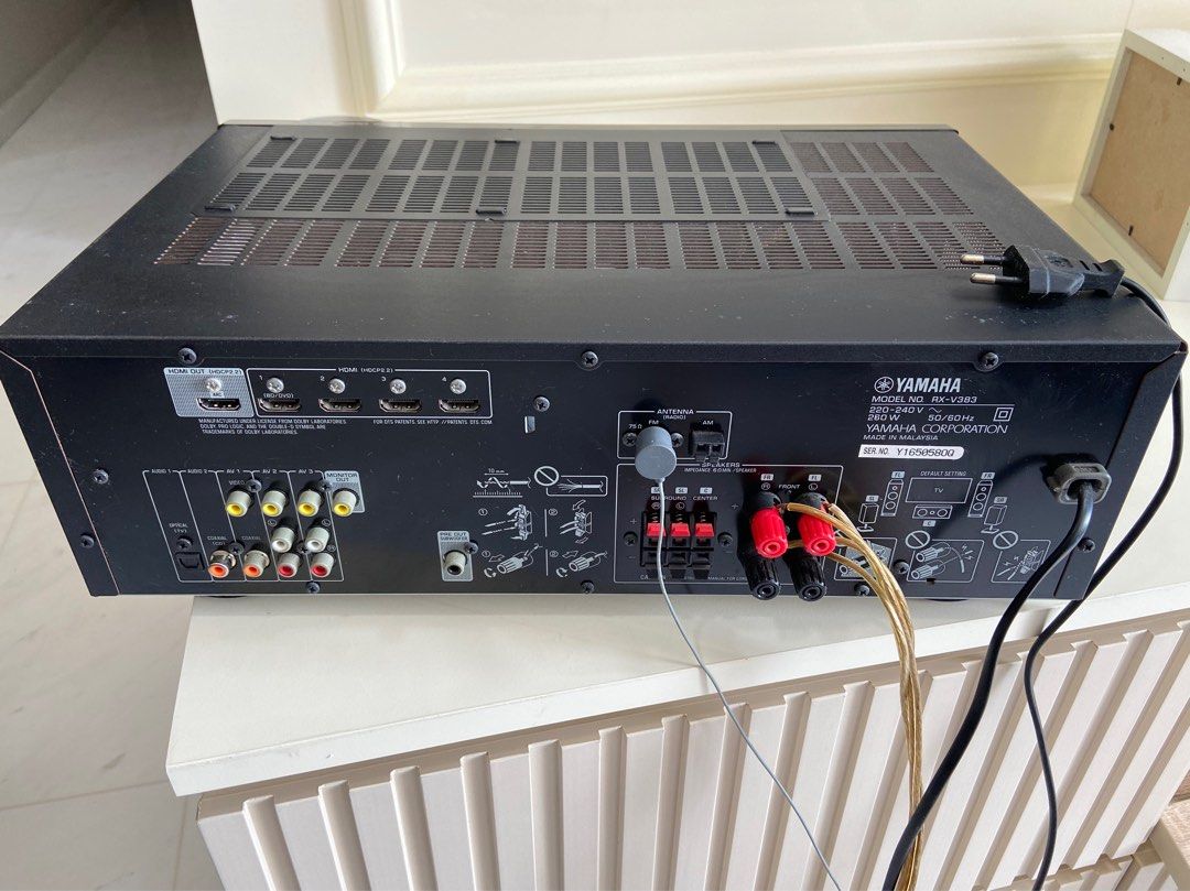 Yamaha receiver amplifier rx-v383, Audio, Soundbars, Speakers ...
