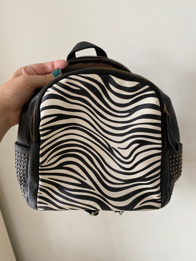 Zebra bag, Women's Fashion, Bags & Wallets, Backpacks on Carousell