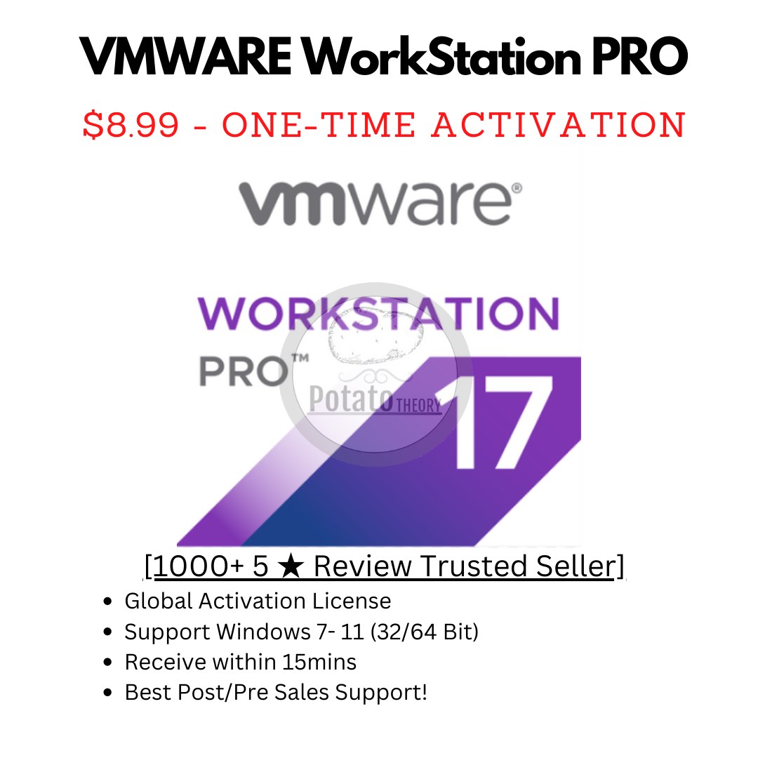 [1100+ Reviews] VMware Workstation Pro 17 LATEST VERSION Lifetime ...