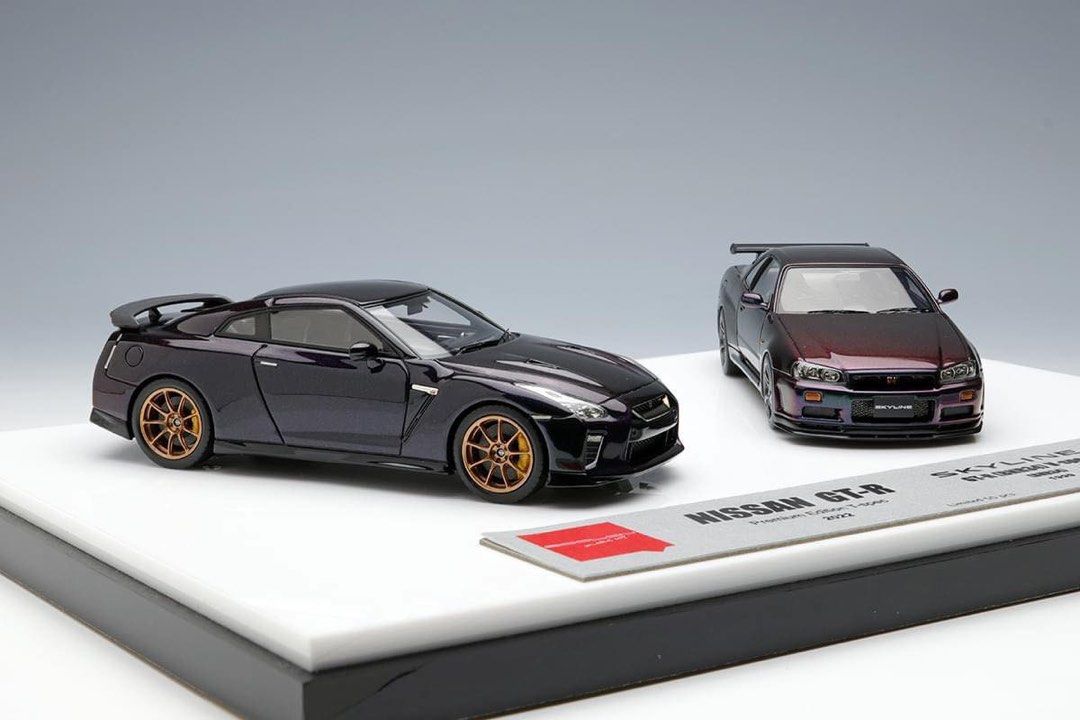 1/43 Make Up Model Nissan Skyline R35 GT-R Premium Edition T-Spec 2022 ...