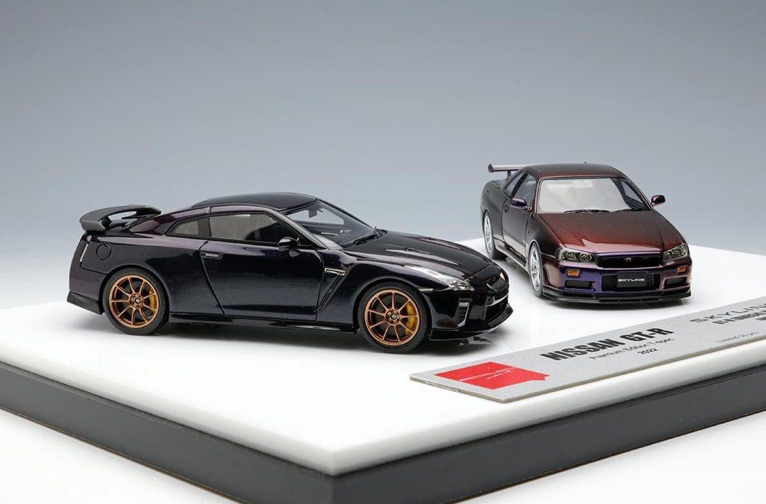 1/43 Nissan Skyline R35 GT-R Premium Edition T-Spec 2022 Midnight ...