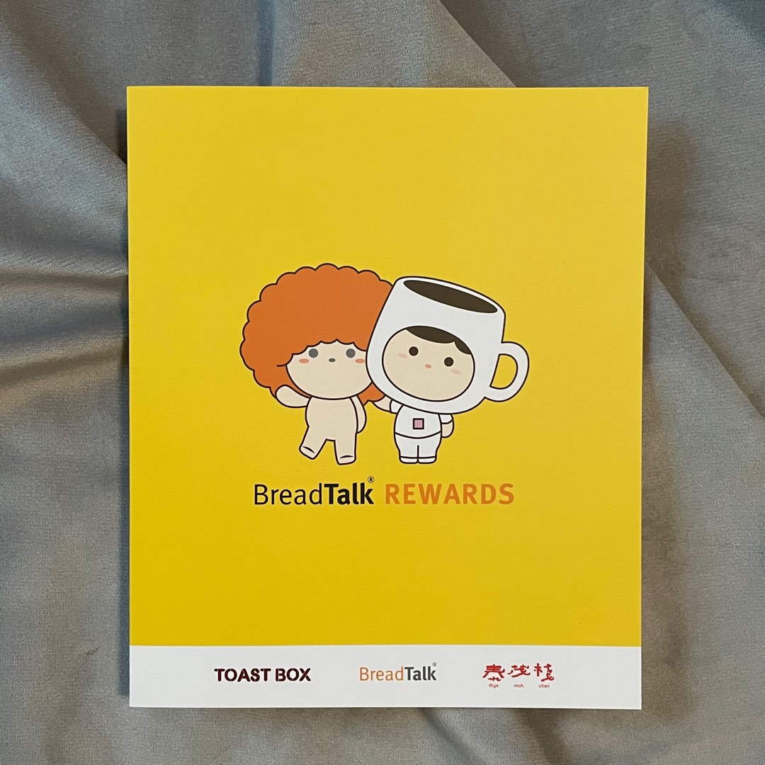 $300 Breadtalk/Toastbox/Thye Moh Chan Voucher/Rewards/Card, Tickets ...