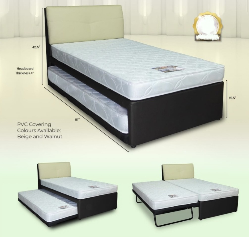 5 in 1 pull out bed, Furniture & Home Living, Furniture, Bed Frames ...