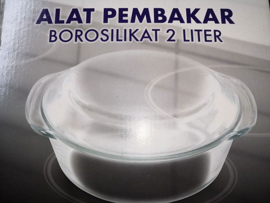 Alat Pembakar Borosilikat 2L ( Bowl oven ), Furniture & Home Living ...