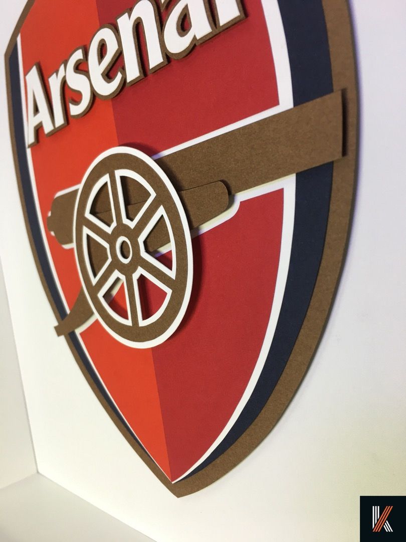 Arsenal F.C. 3D Crest Papercraft, Hobbies & Toys, Stationery & Craft ...