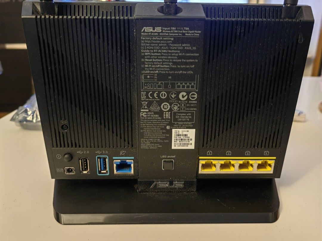 Asus AC 1900 Router, 電腦＆科技, 電腦周邊及配件, Wifi及上網相關產品 - Carousell