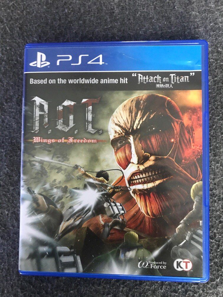 Attack on titans Ps4, Video Gaming, Video Games, PlayStation on Carousell