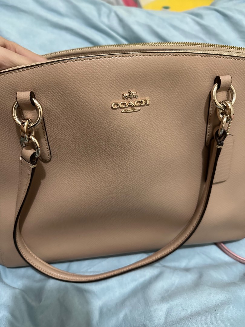 Authentic Coach 2-way crossbody bag leather bag, Luxury, Bags & Wallets ...