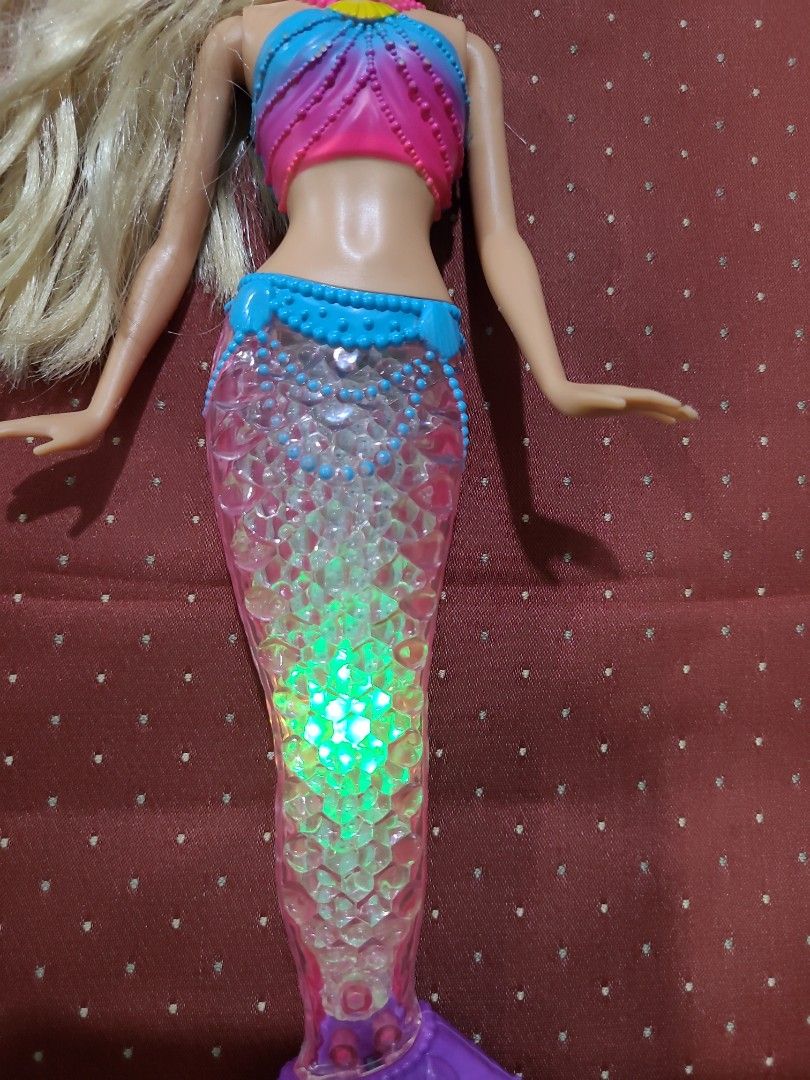 Barbie Light Up Mermaid Doll, Hobbies & Toys, Toys & Games on Carousell
