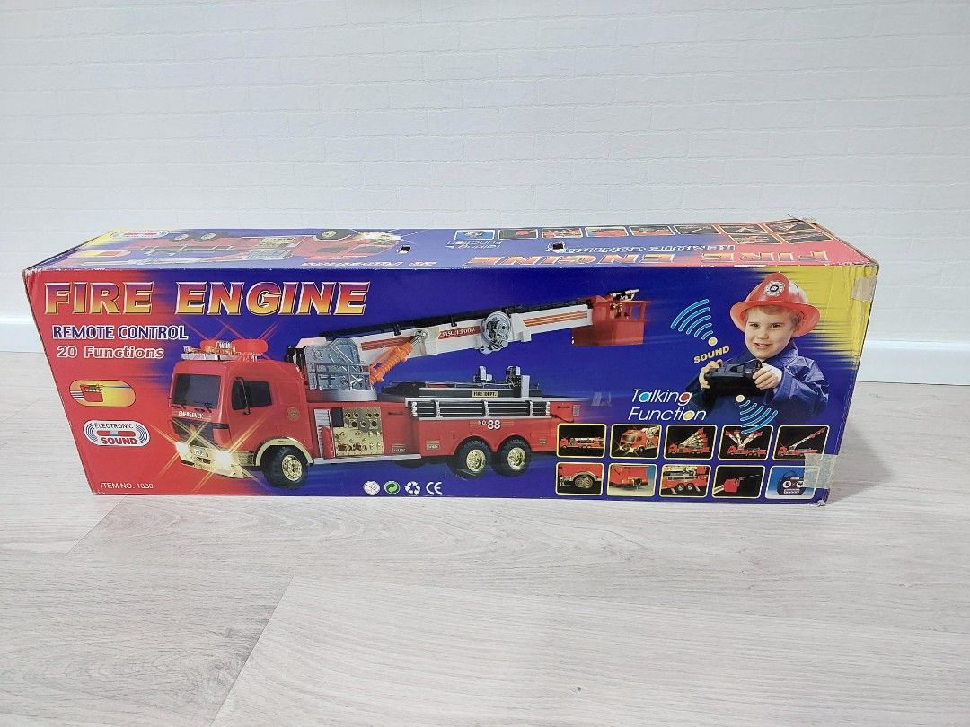 Big Fire Engine with Remote Control, Hobbies & Toys, Toys & Games on ...