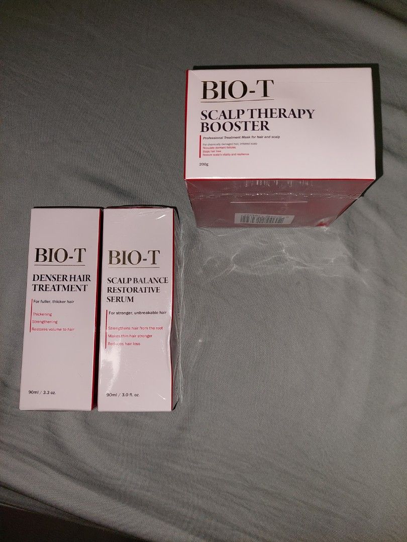 Bio T Denser Hair Treatment/ Scalp Balance Restorative Serum/ Scalp ...