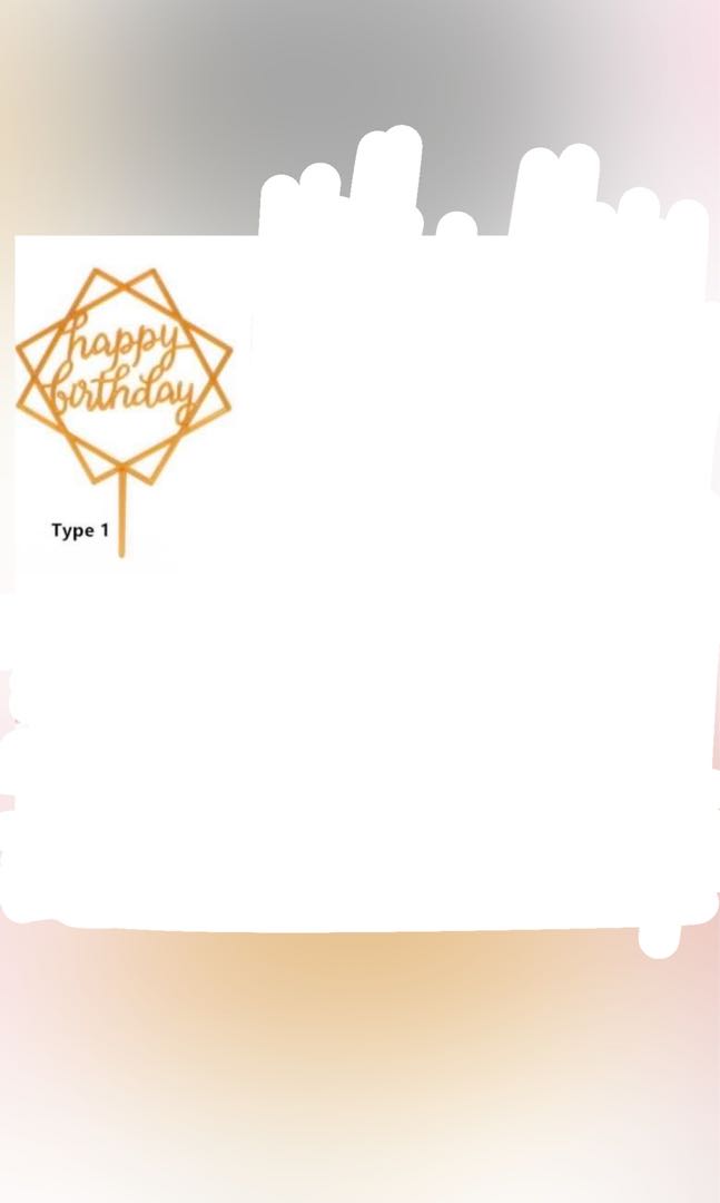 Birthday tag dad birthday cake topper earring black birthday cake ...