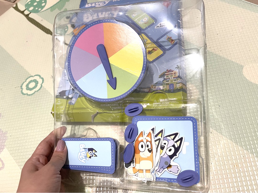 Bluey Hopscotch Race Card Game Toys Collectibles Permainan Papan bluey-hopscotch-race-card-game-toys-collectibles-permainan-papan
