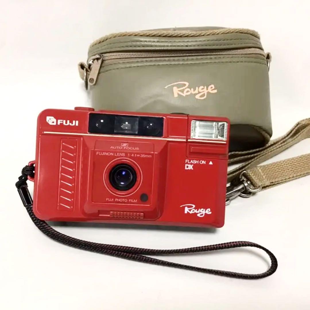 [BMC] Fujifilm DL-30 (35mm F4) Rouge Red Auto Focus 35mm Film Compact ...