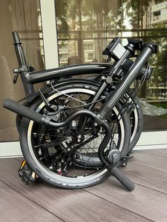 Brompton S4L P Line in Storm Grey, Sports Equipment, Bicycles & Parts ...