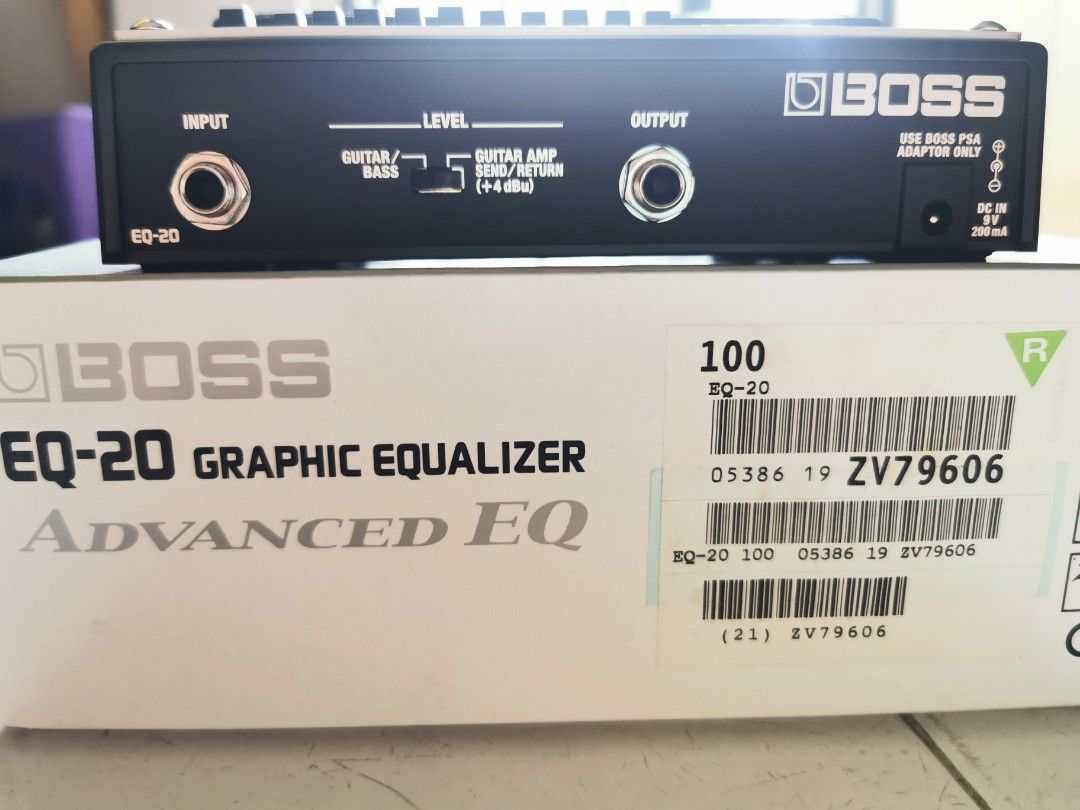 BOSS EQ-20 ADVANCED EQ, Hobbies & Toys, Music & Media, Music ...