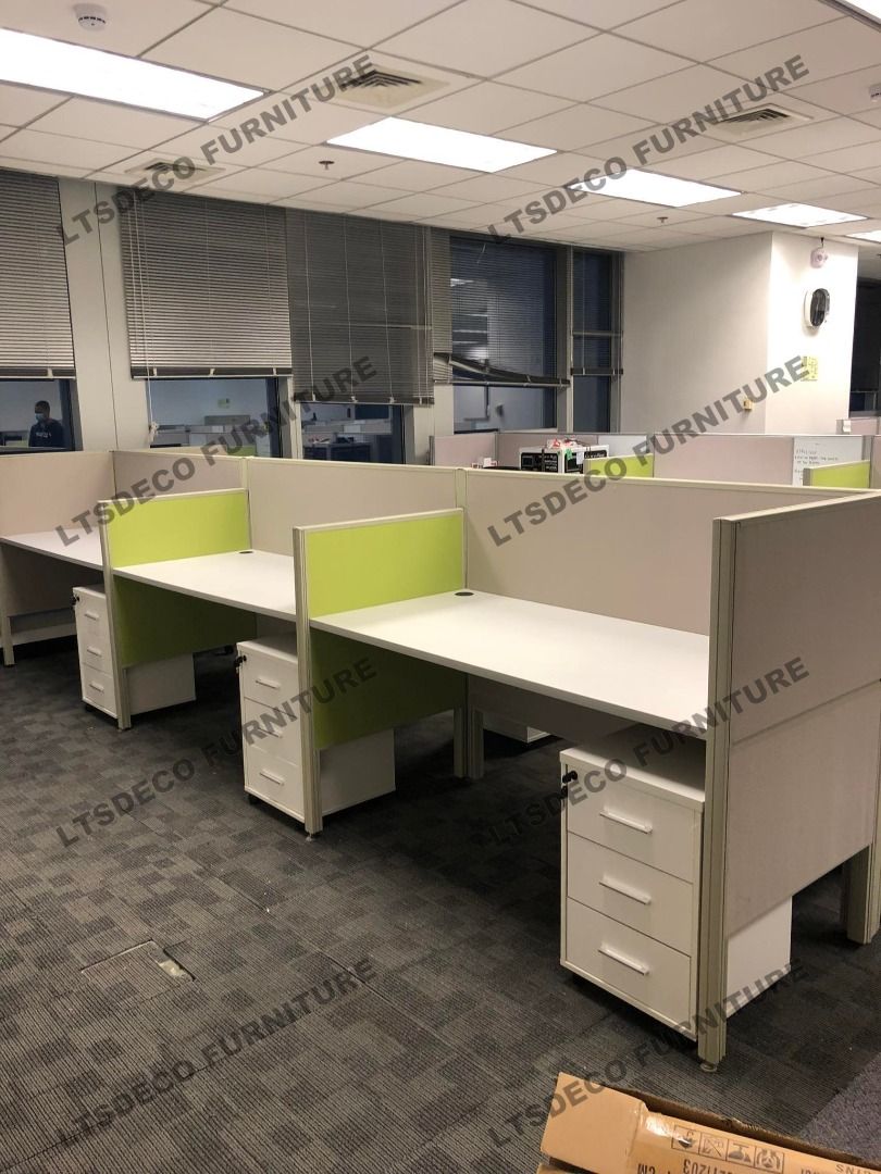 BPO WORKSTATION TABLE OFFICE PARTITION FURNITURE!, Furniture & Home ...