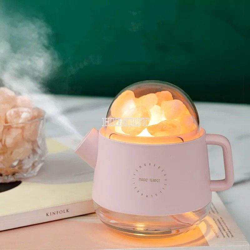 BRAND NEW Crystal salt aromatic lamp magic teapot humidifier, TV & Home ...