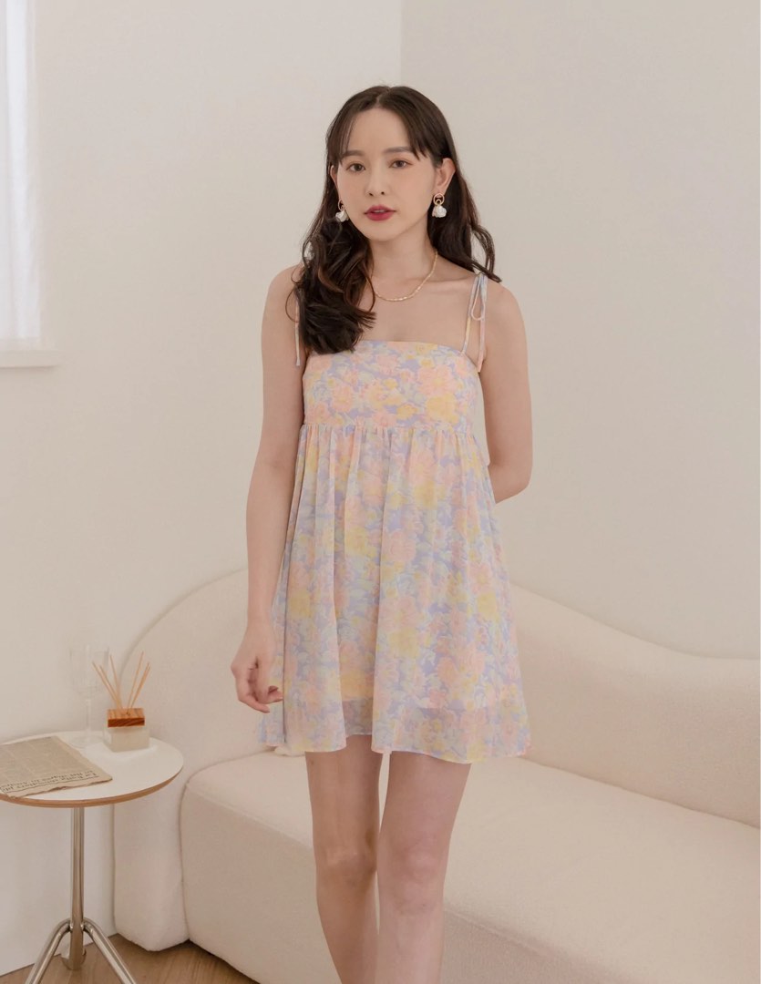 Mfw Bridget Dress in Pastel Bloom, Women's Fashion, Dresses & Sets ...