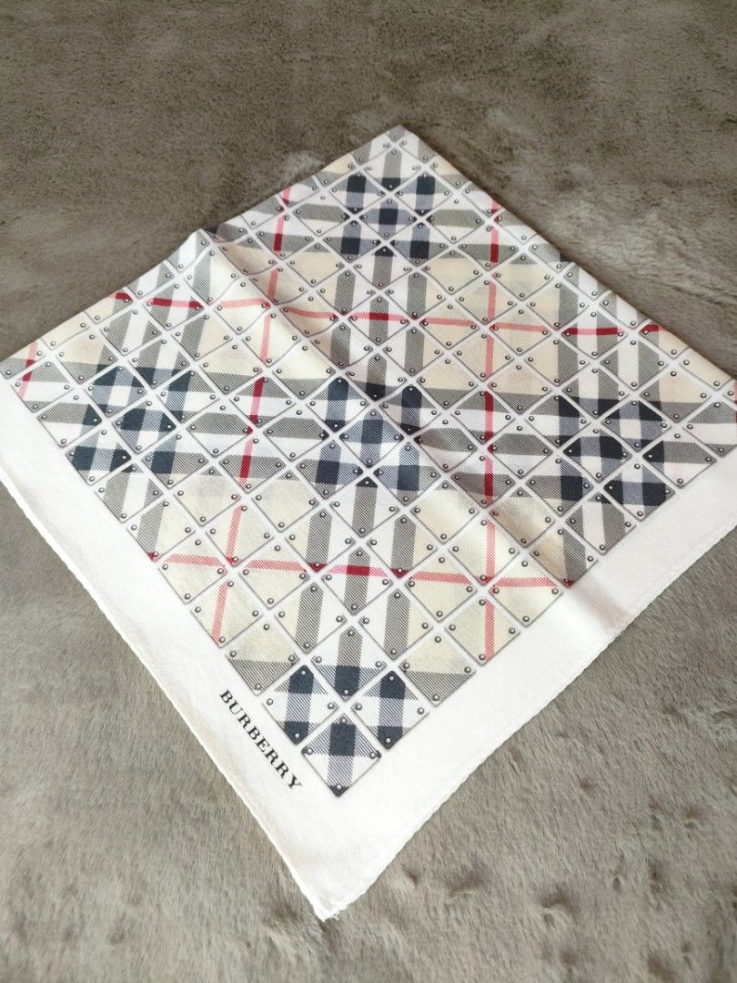 BURBERRY HANDKERCHiEF, Men's Fashion, Watches & Accessories, Handkerchief & Pocket Squares on ...