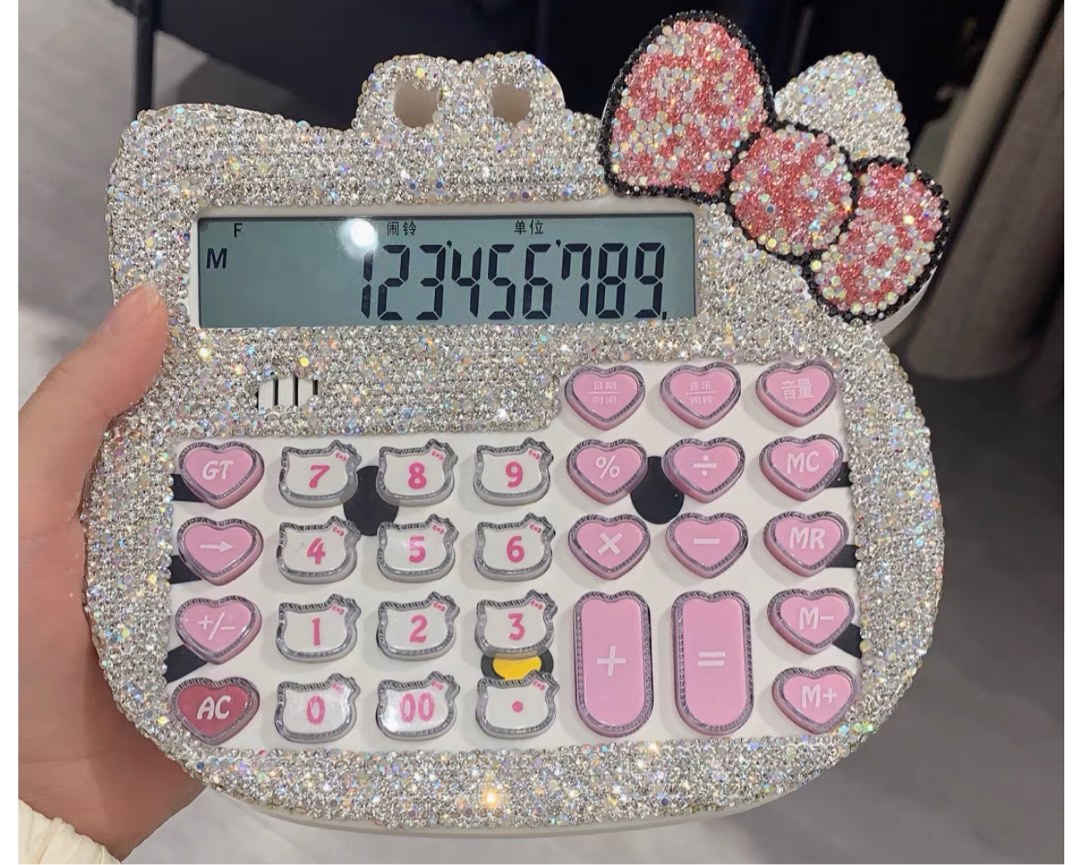 Calculator bling bling hello kitty, Hobbies & Toys, Stationery & Craft ...