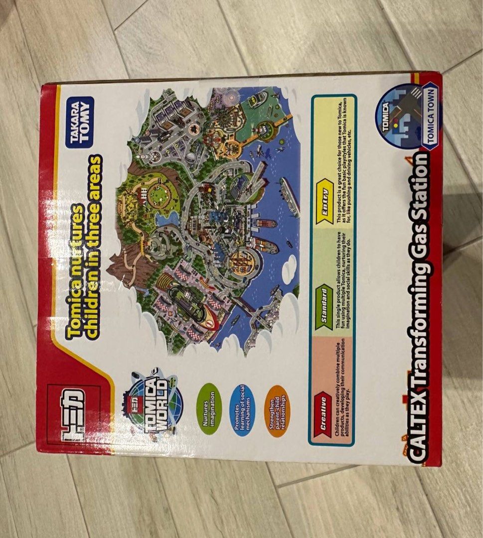 Caltex transforming gas station toy, Hobbies & Toys, Toys & Games on ...