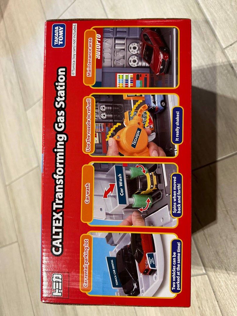Caltex transforming gas station toy, Hobbies & Toys, Toys & Games on ...