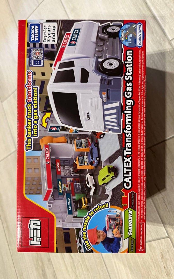 Caltex transforming gas station toy, Hobbies & Toys, Toys & Games on ...