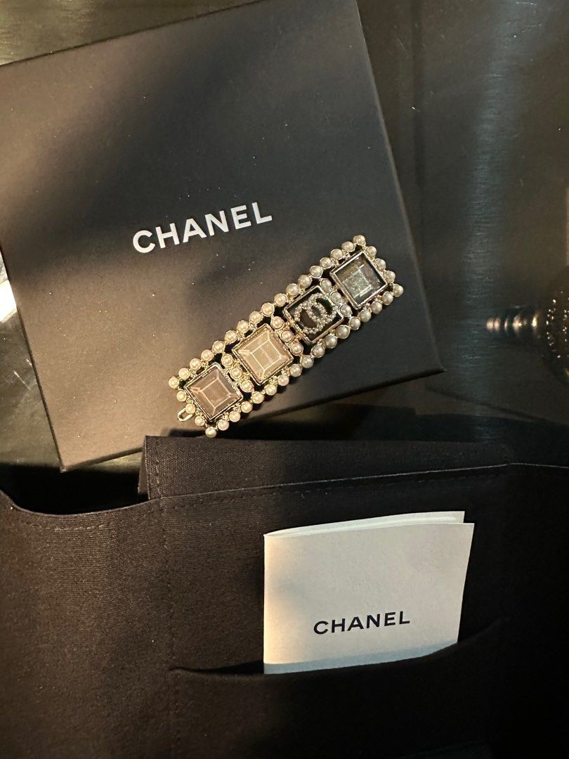 Chanel CC hair pin accessories, Luxury, Accessories on Carousell