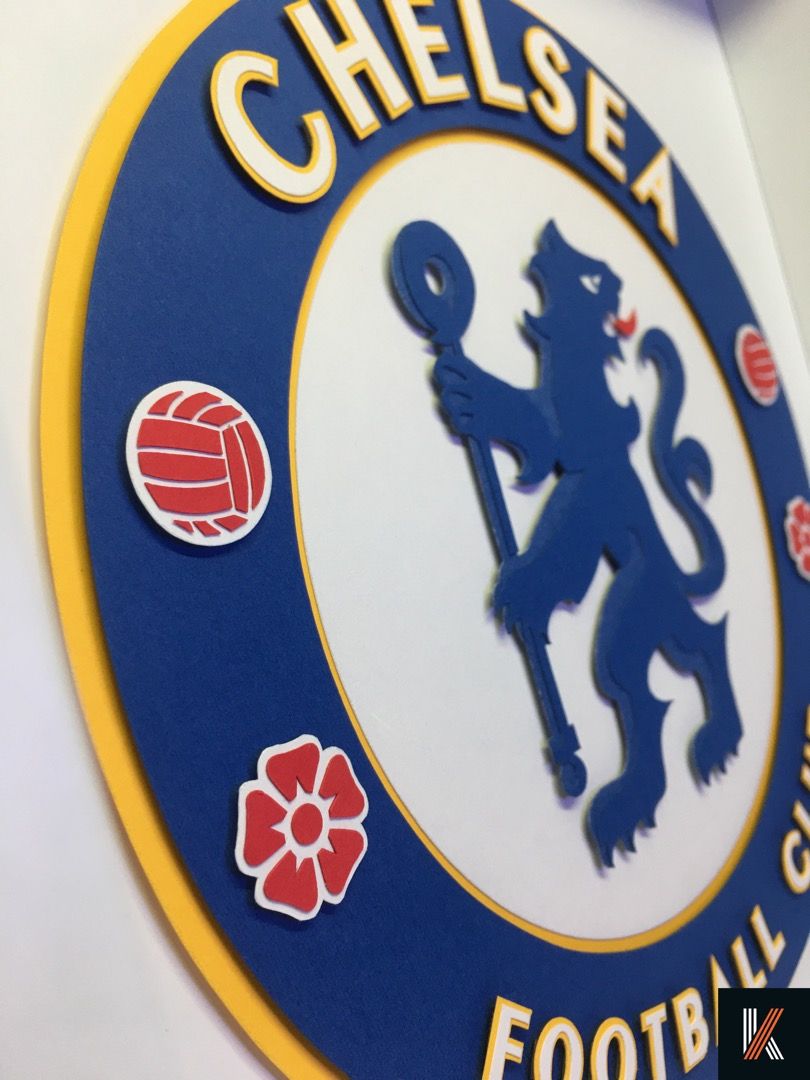 Chelsea F.C. 3D Crest Papercraft, Hobbies & Toys, Stationery & Craft ...