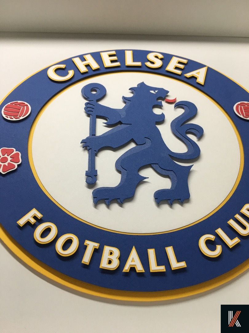Chelsea F.C. 3D Crest Papercraft, Hobbies & Toys, Stationery & Craft ...