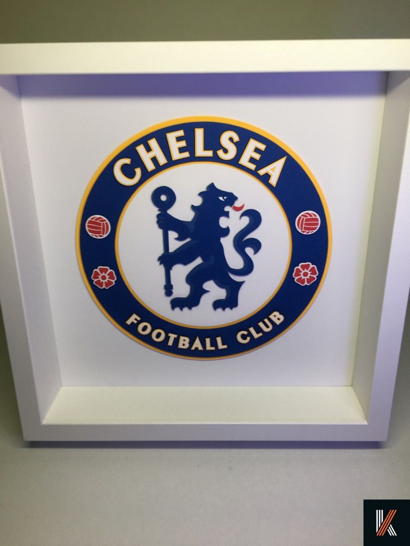 Chelsea F.C. 3D Crest Papercraft, Hobbies & Toys, Stationery & Craft ...