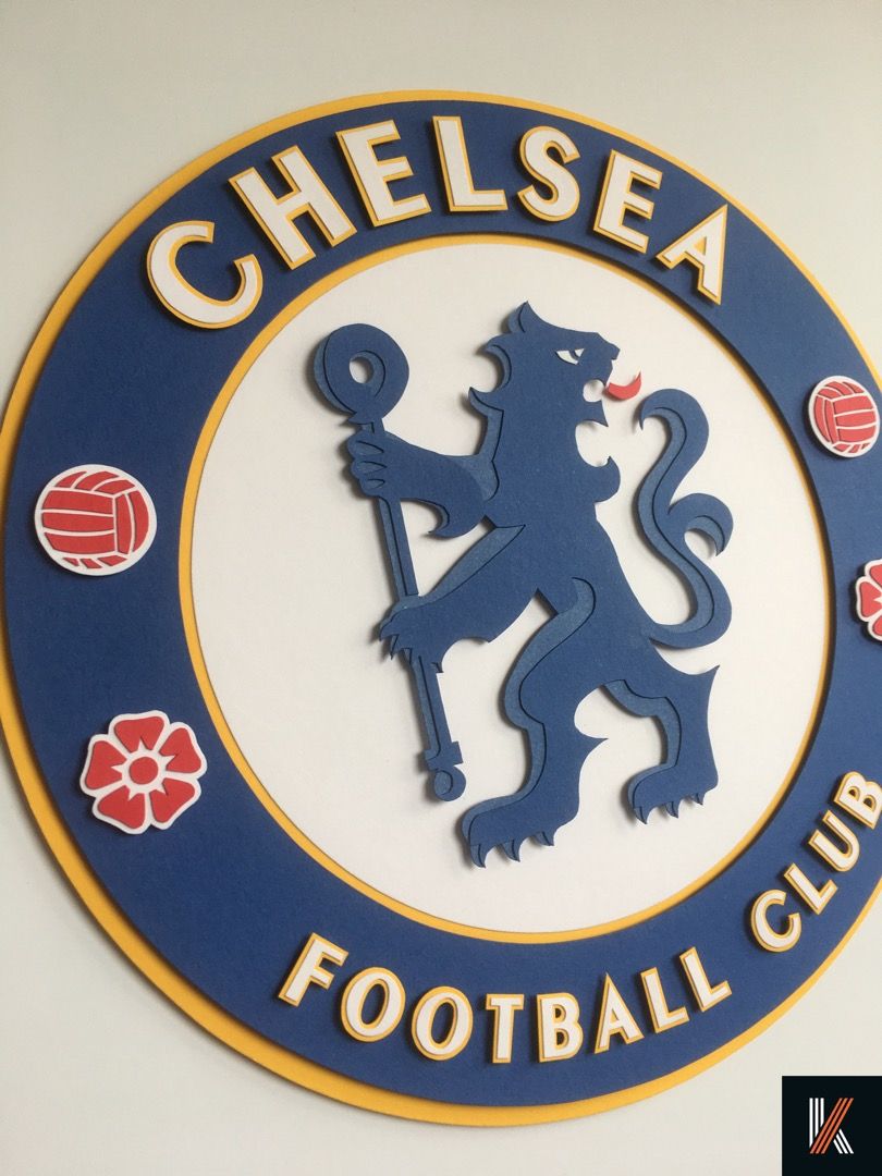 Chelsea F.C. 3D Crest Papercraft, Hobbies & Toys, Stationery & Craft ...
