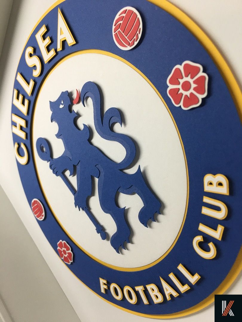 Chelsea F.C. 3D Crest Papercraft, Hobbies & Toys, Stationery & Craft ...