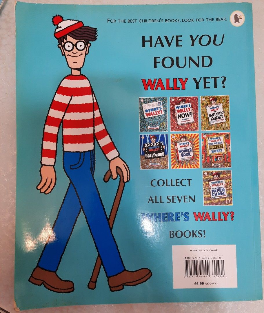 Children's Book "Where's Wally?", 興趣及遊戲, 書本 & 文具, 兒童書籍 - Carousell