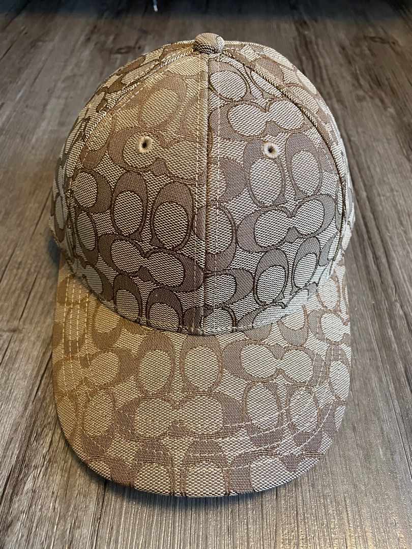 Coach Monogram Cap, Luxury, Accessories on Carousell